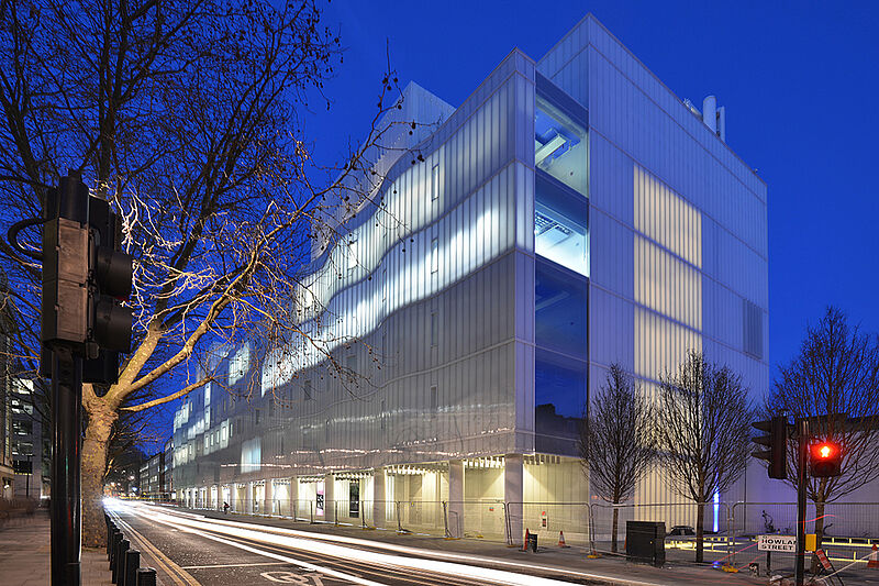 TIM in 3-layered U-profiled glass | Thermolight